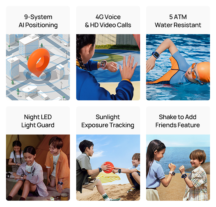 [BIG SALE] HUAWEI WATCH KIDS 4 Pro Smartwatch | 9-System AI Positioning ...