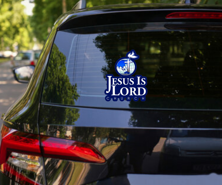 Jesus is Lord Church Logo Sticker waterproof vinyl Laminated Sticker ...