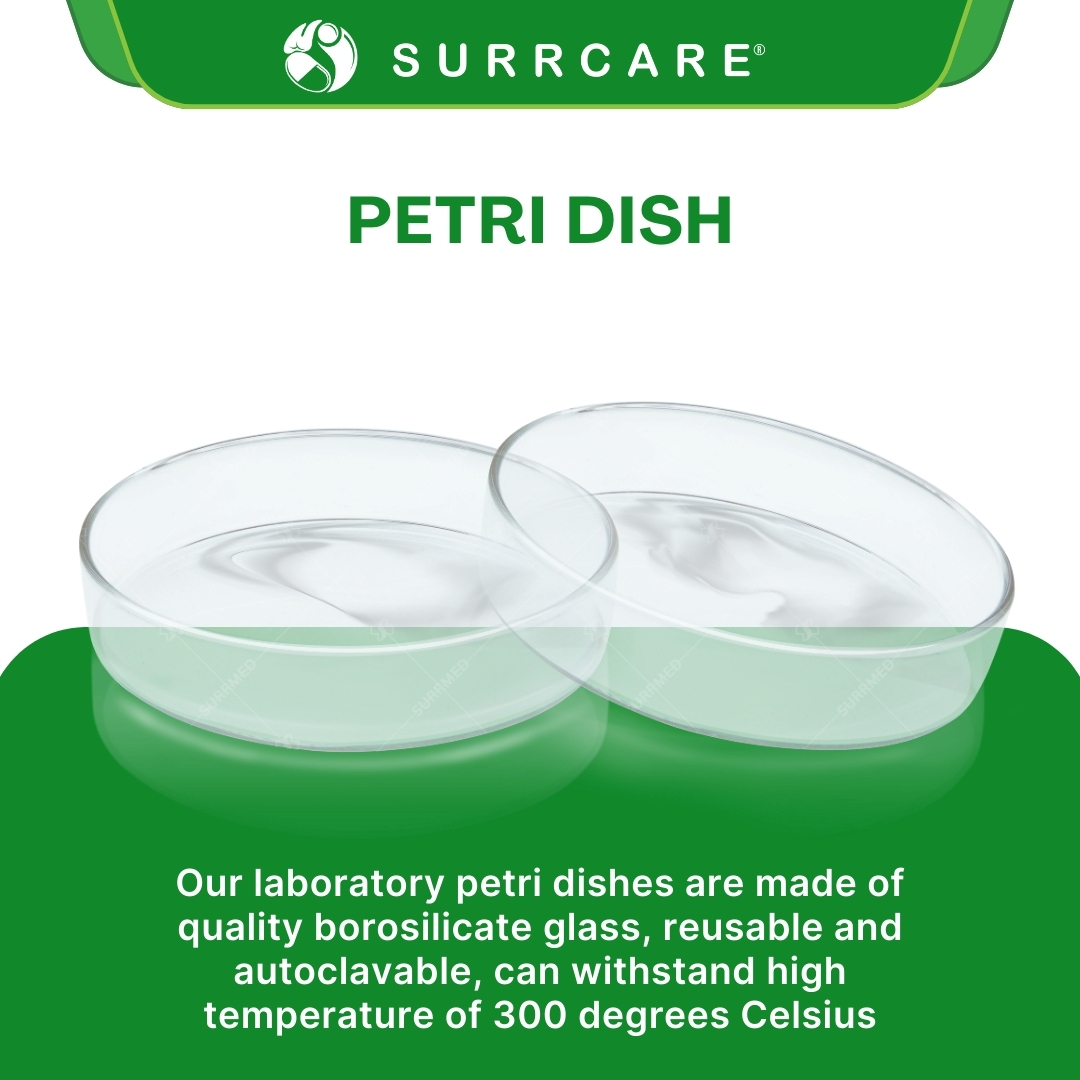SURRMED Petri Dish Plastic or Glass Laboratory Culture Plate for ...