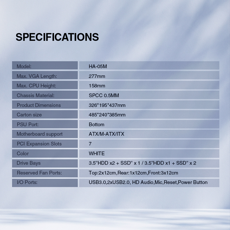 ESGAMING DOVE ATX/M-ATX PC Case Tempered Glass Gaming Computer Casing ...