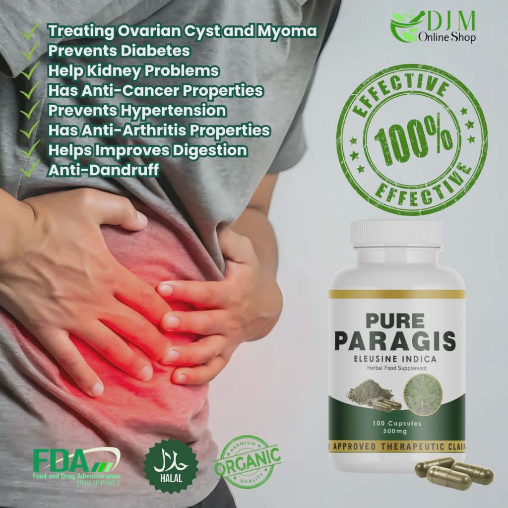 Pure Paragis Herbal Supplement 100 Capsule 500mg | Shopee Philippines