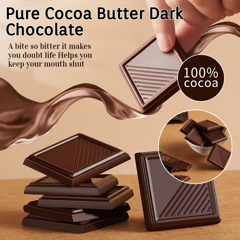 READY STOCK - 100% Cocoa Dark Chocolate Set 30 Packs | Keto Friendly ...