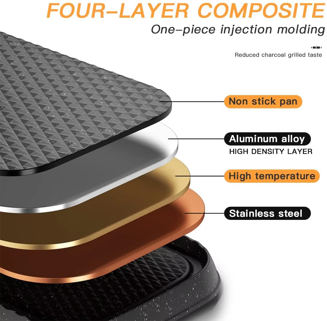 KM 2in1 Samgyupsal Electric Hot Pot BBQ Grill Electric Barbecue Grill ...