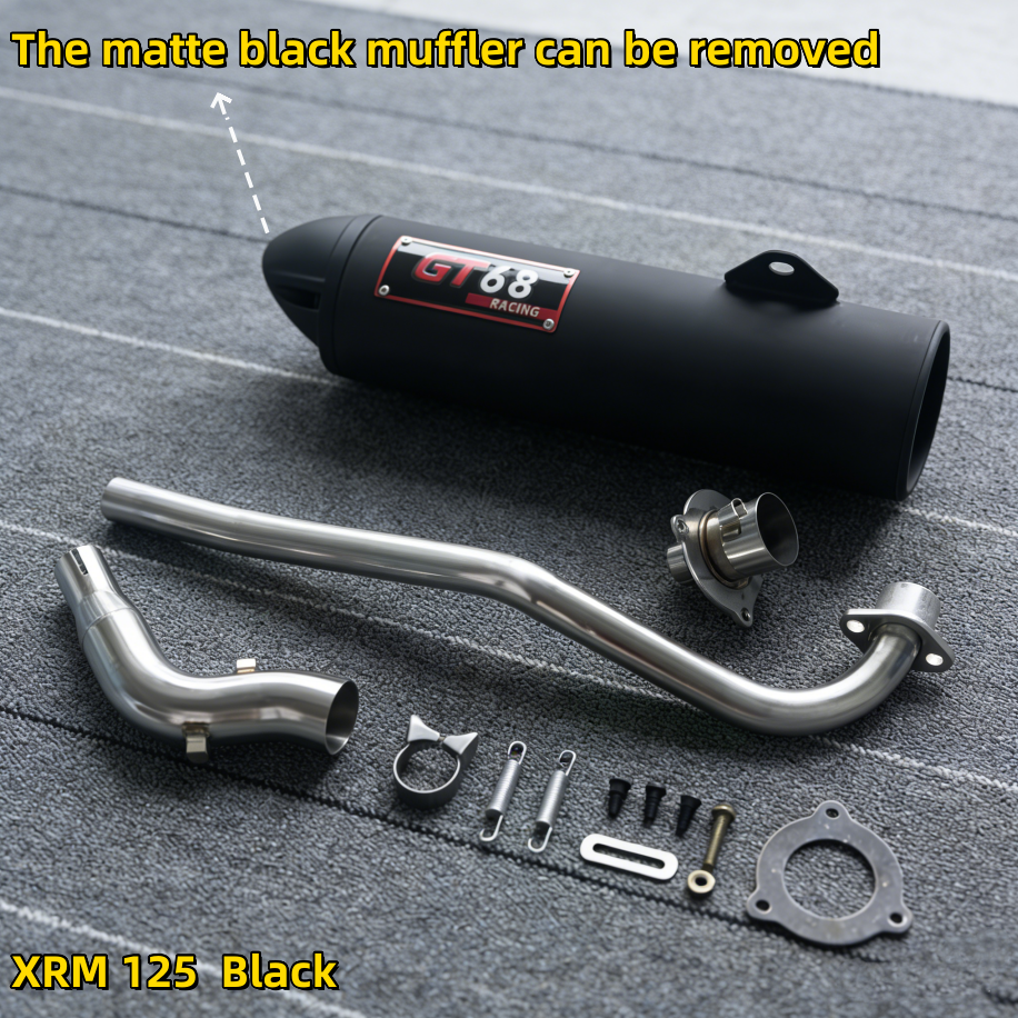 GT68 Pipe For XRM125/XRM110/Raider150/fi Carb Exhaust Pipe Made in ...