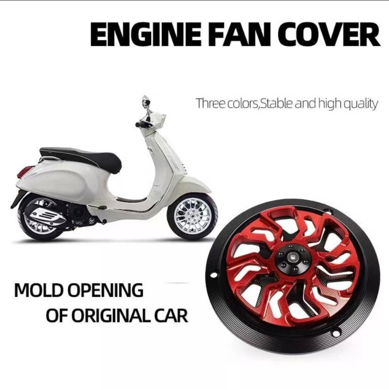 Motorcycle Engine Cover Fan Protector Radiator Universal For Yamaha MIO ...