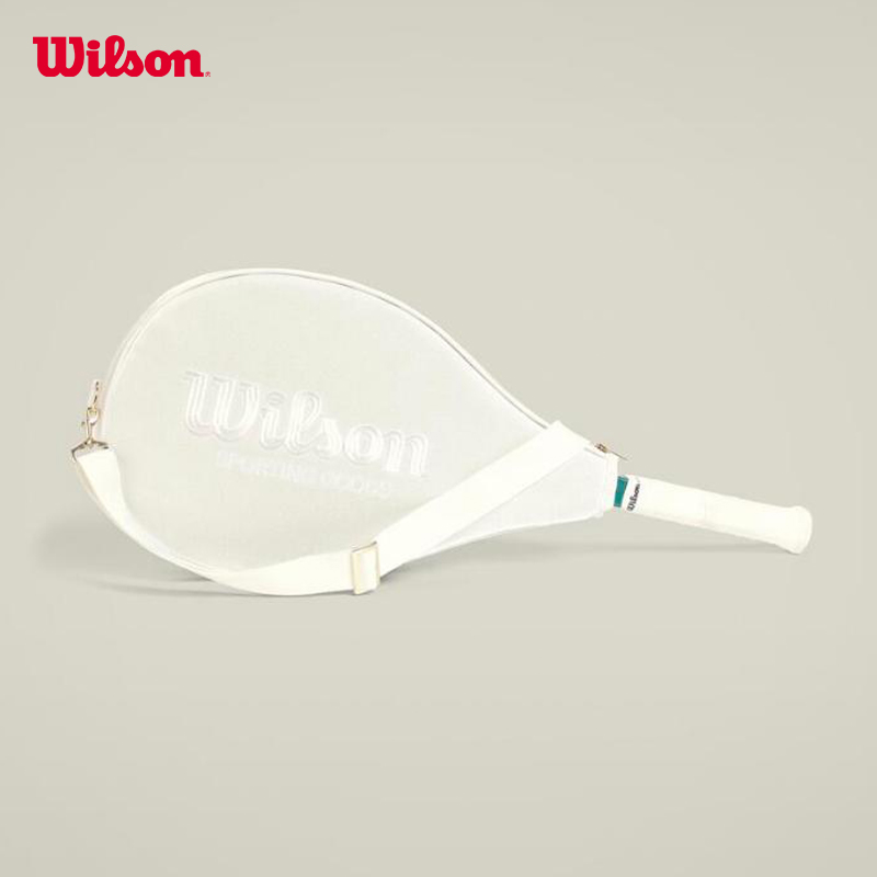Wilson RETRO Tennis Bag Racket Cover Racquet Case Adjustable Shoulder ...