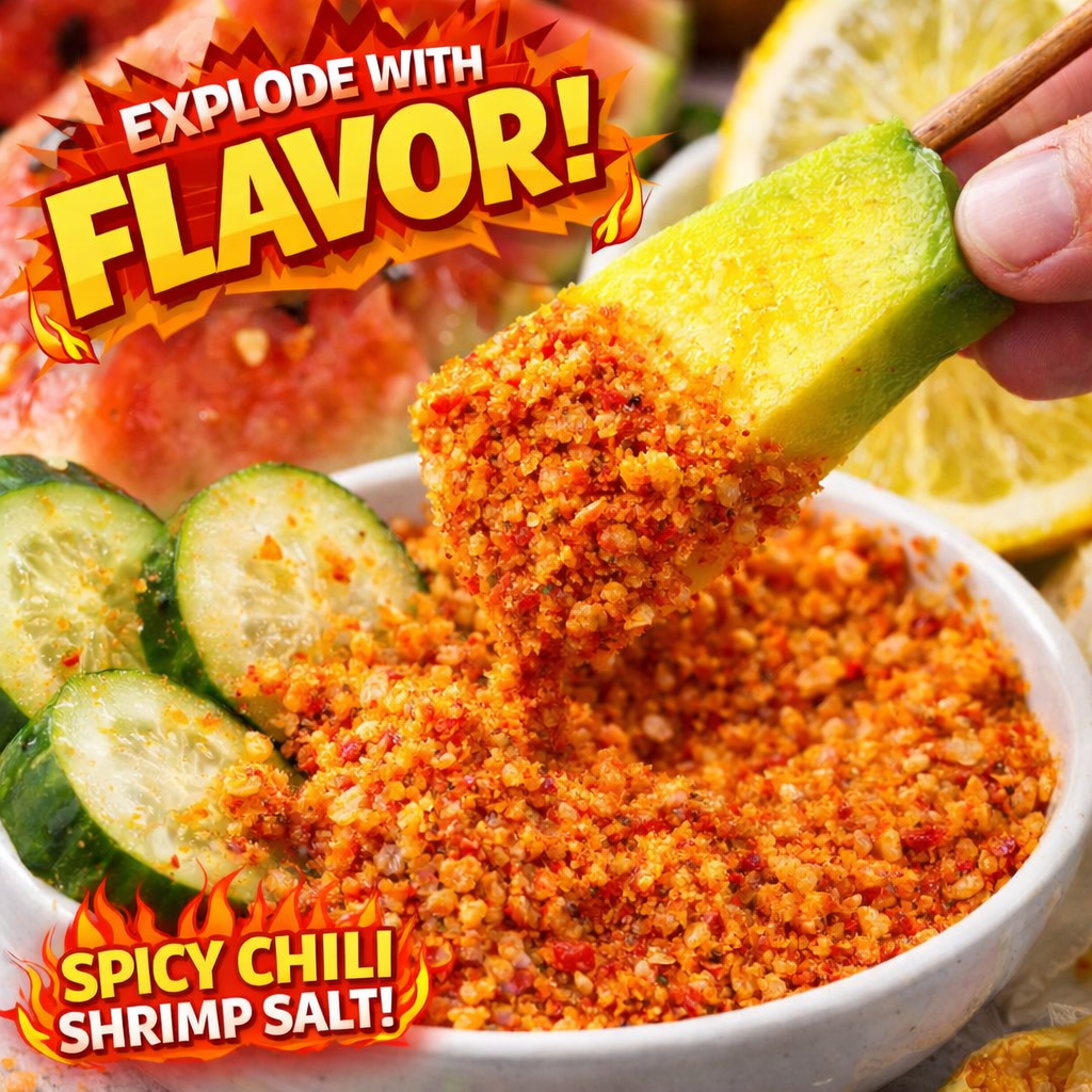 READY STOCK| Spicy Shrimp Chili Salt – Perfect for Fruits & Cooking ...