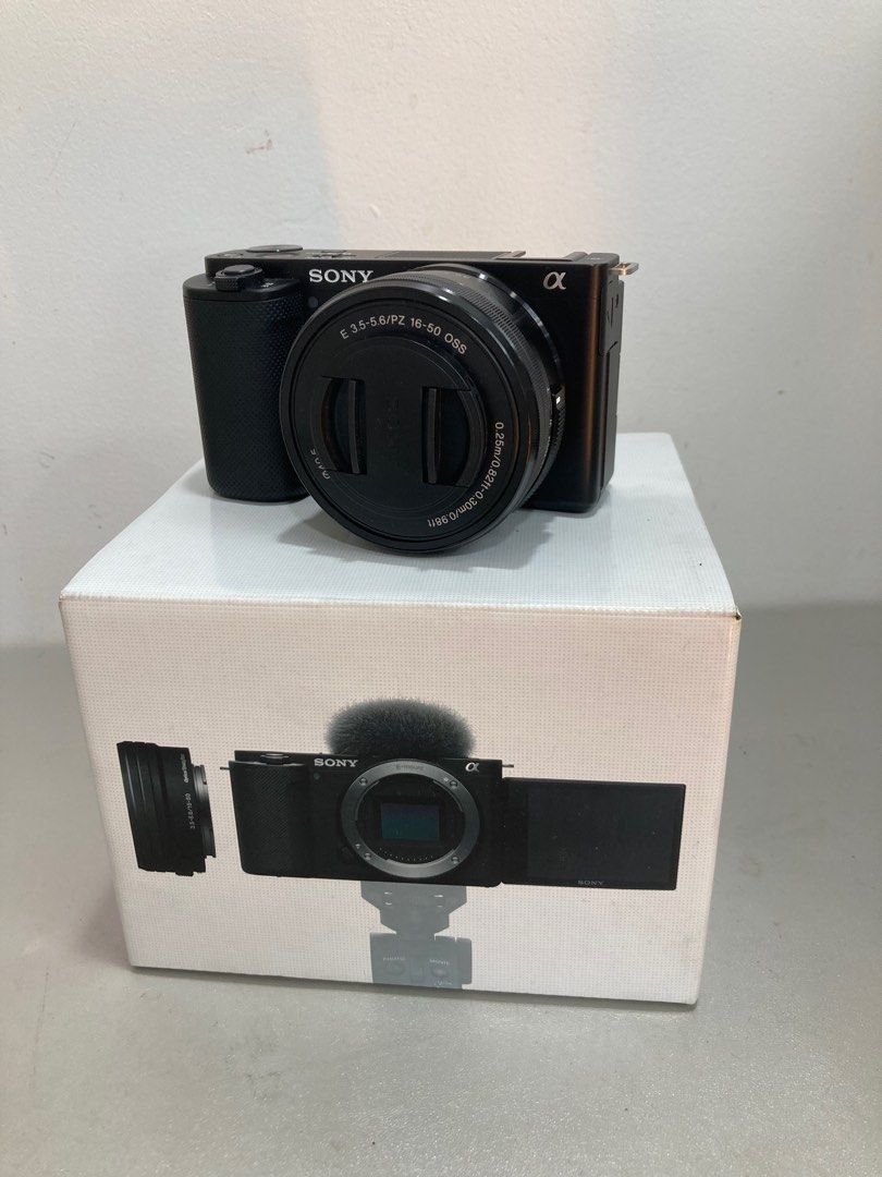 SECOND HAND SONY ZV-E10 CAMERA GOOD CONDITION | Shopee Philippines