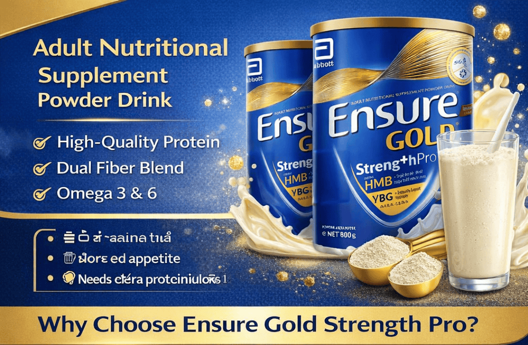 【EXP:2027】50% OFF Ensure Gold With Streng+hPro Vanilla 800g With HMB ...