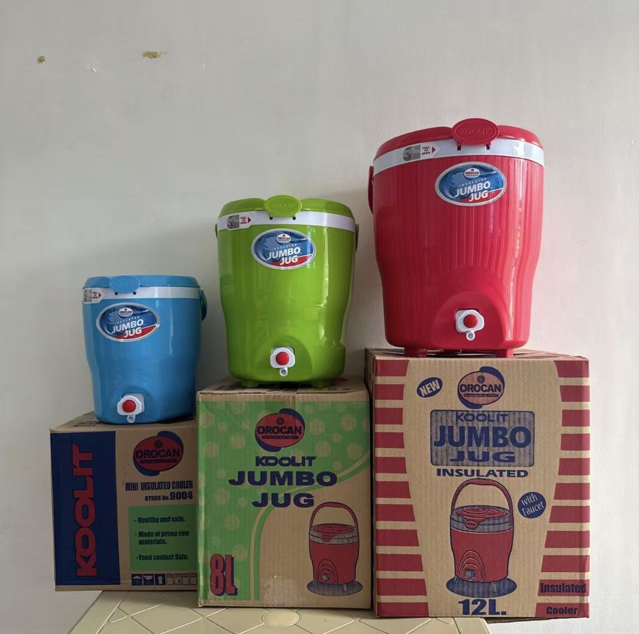 Orocan Koolit Jumbo Jug 4L/ 8L/ 12L/Foam Insulated Water JugStay ...