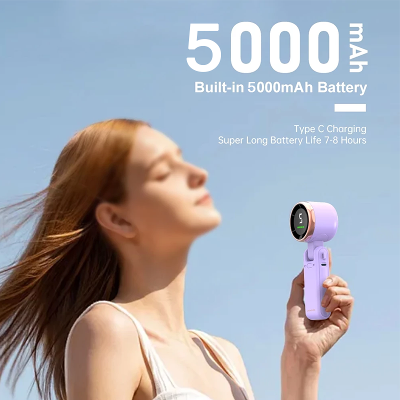⚡24H Delivery⚡ N68 Mini fan Rechargable Portable Turbo Fan 0-100 Level ...