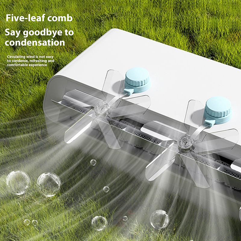 Ryton 1/3Pcs Air Conditioner Fan, Adjustable Angles Windmill Shaped Air Conditioning | Shopee ...