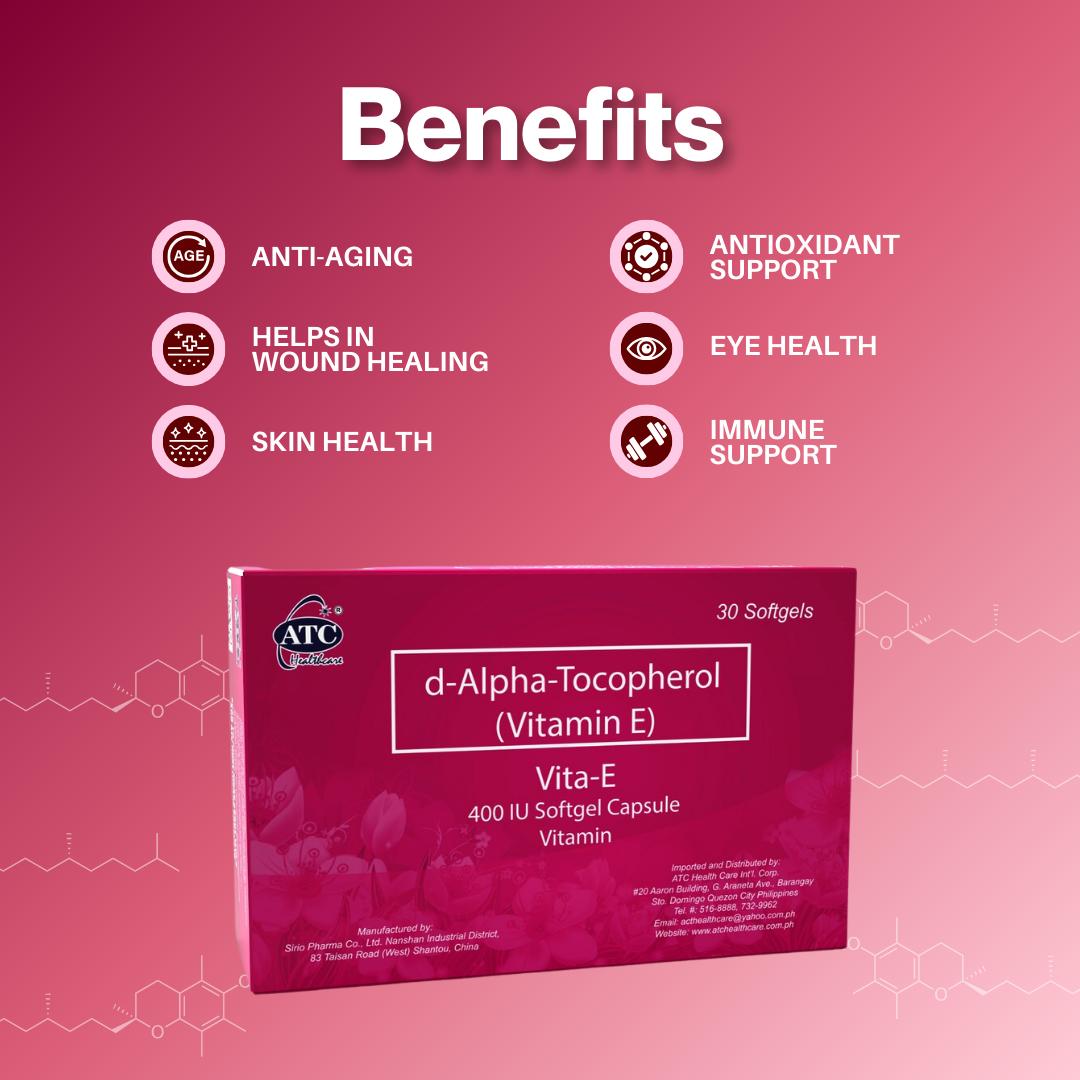 ATC Fish Oil x Vita-E 30's Capsules Healthcare Supplement Heart Brain ...