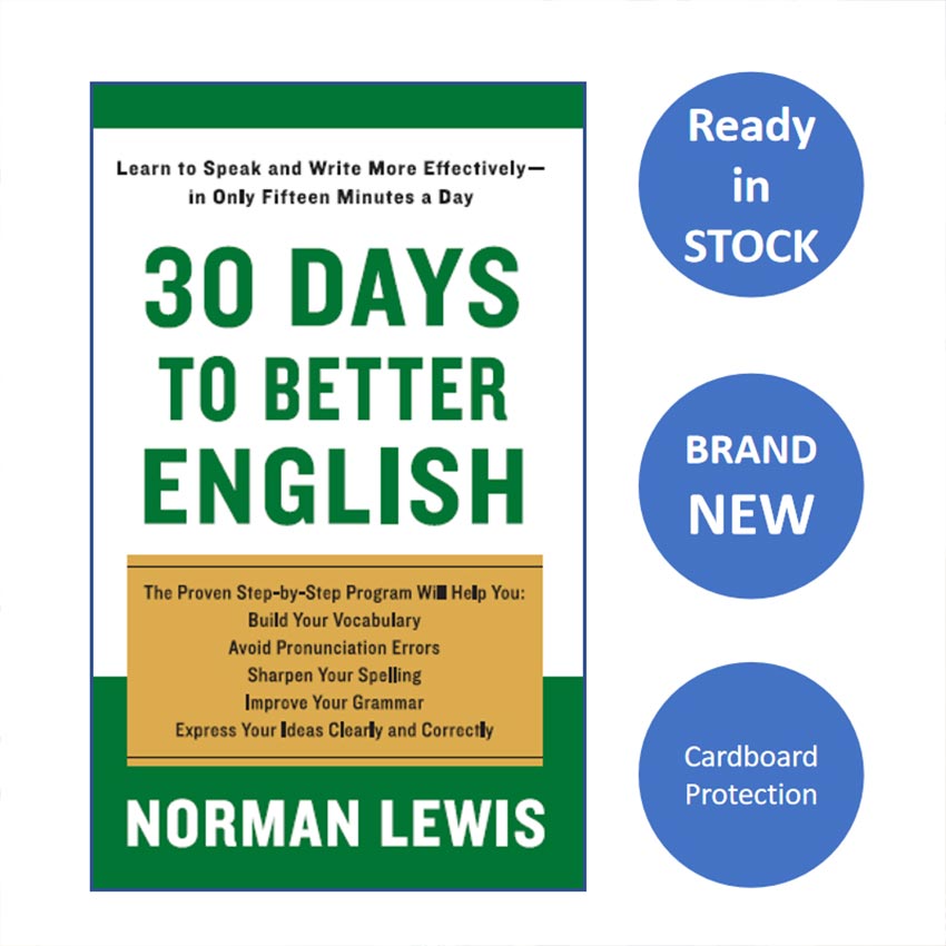 Thirty Days to Better English by Norman Lewis 30 Days Improve English ...