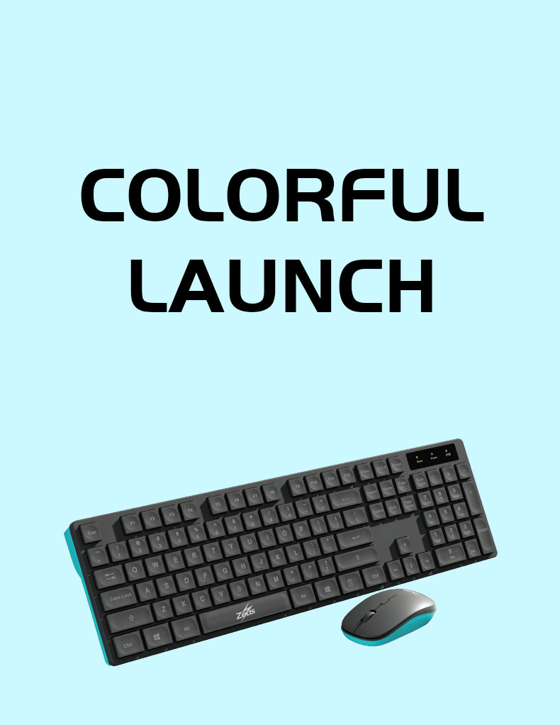 Zeus ZK-018 2.4G Wireless Keyboard And Mouse Combo — Ultra-Thin ...