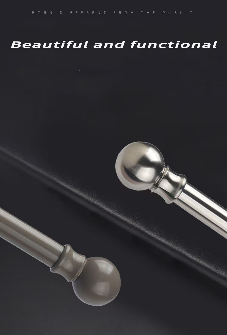 [COD] 144-inch curtain rod for windows, Roman rod, retractable and ...