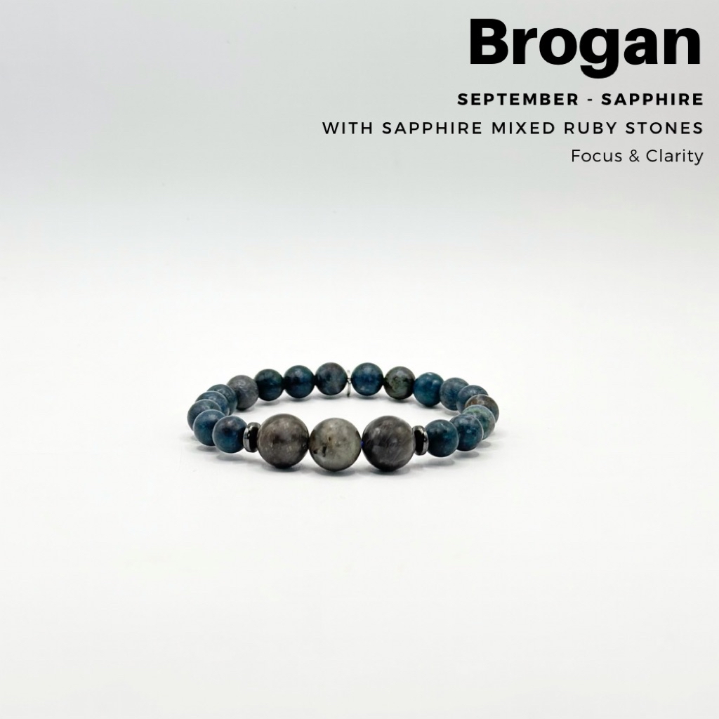 Gaello Brogan Natural September - Sapphire with Sapphire mixed Ruby ...