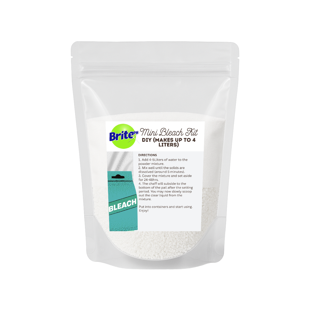 BritePH Mini Bleach DIY Kit (Makes 4L) | Shopee Philippines
