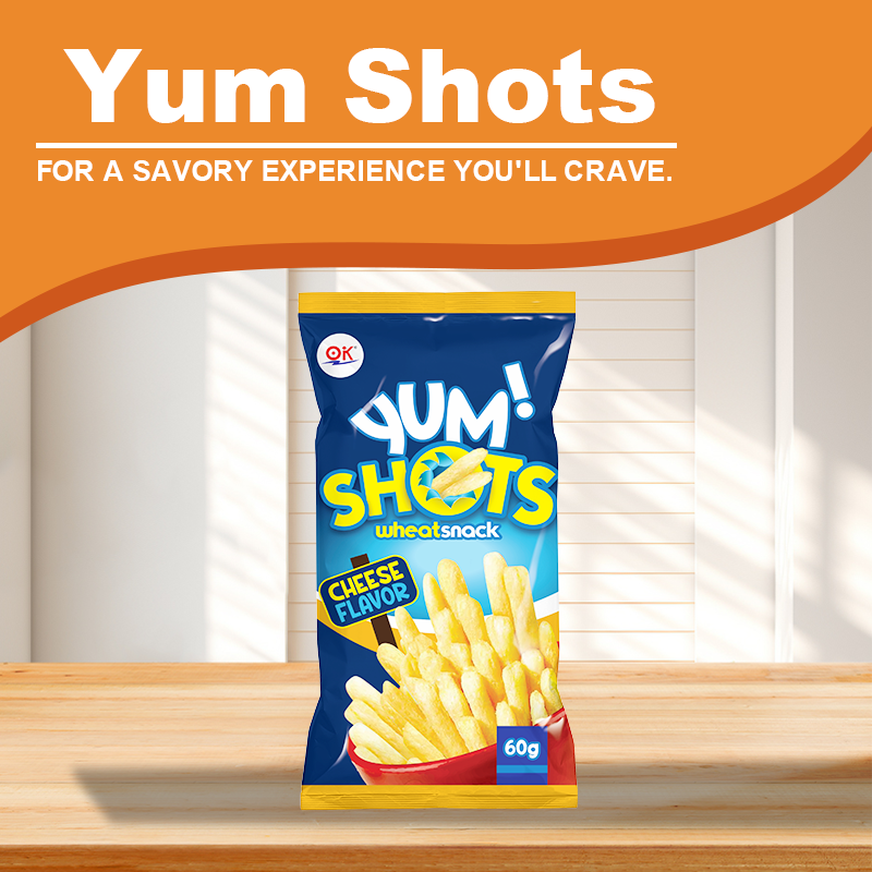 Yum Shots Tomato Flavor Snack 60gram - Delicious and Healthy Crunchy ...
