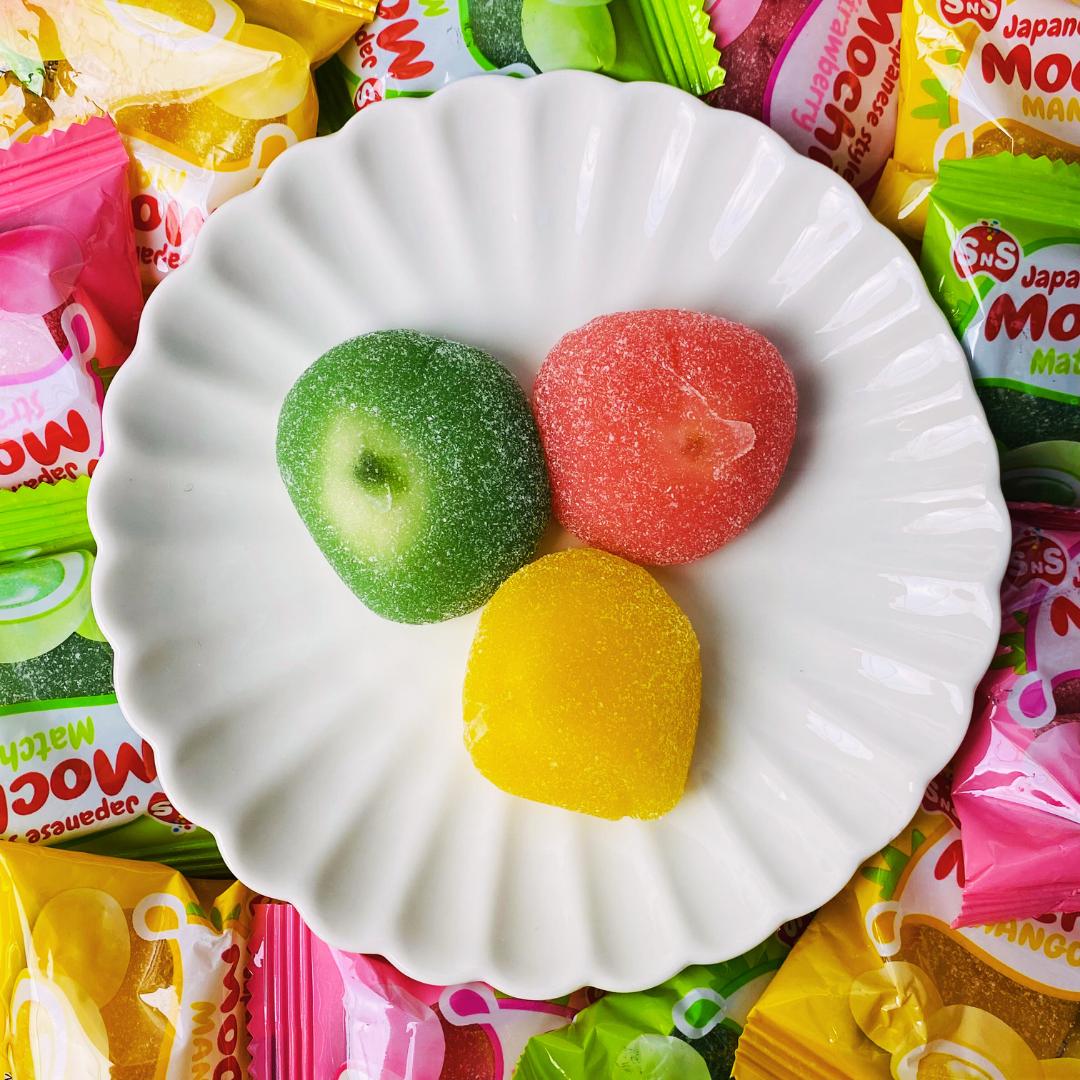 30 Pcs Mochi Mixed Japanese Style Mango/matcha/strawberry Flavored Soft ...