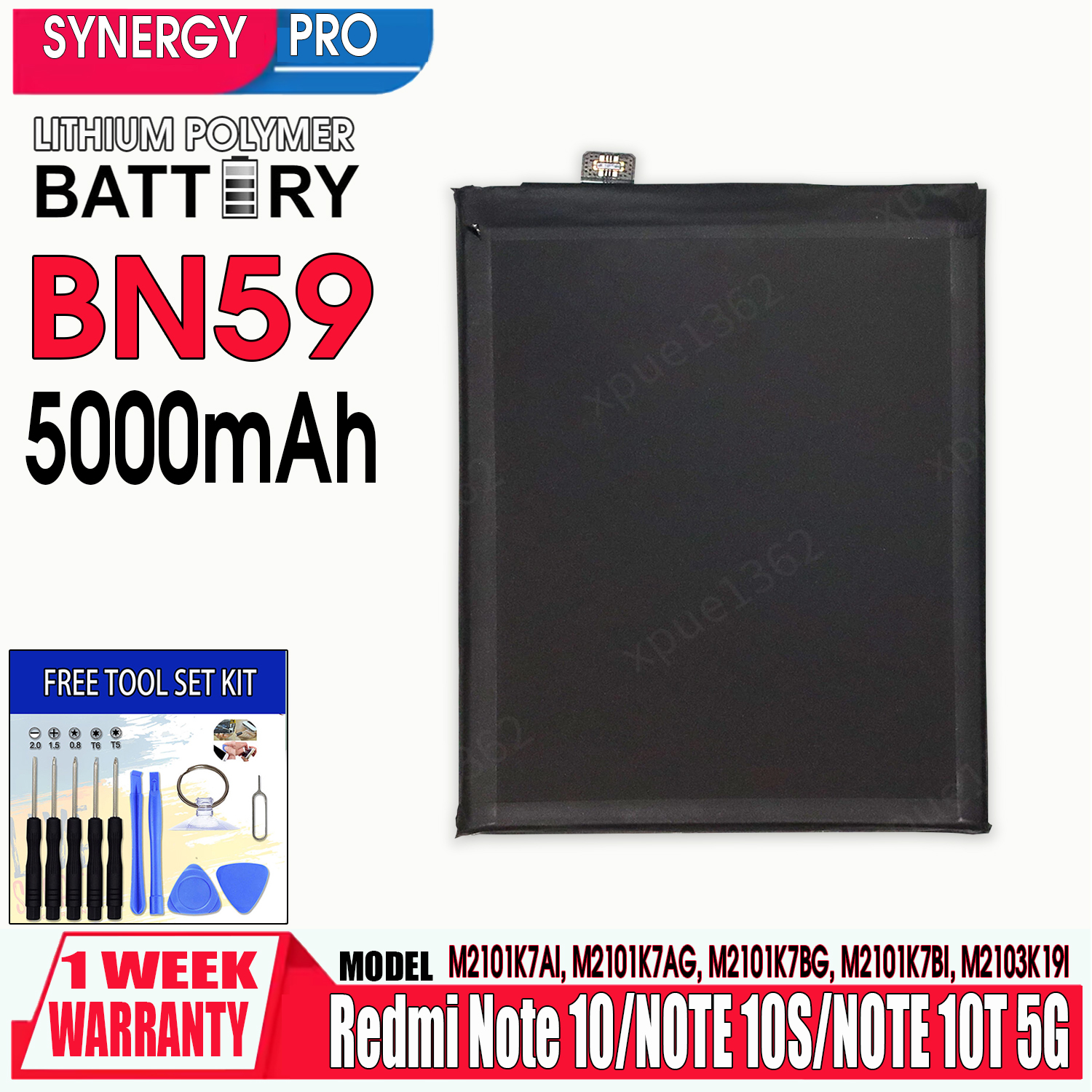 BN59 BATTERY FOR XIAOMI REDMI NOTE 10/NOTE 10S/NOTE 10T 5G BATTERY ...