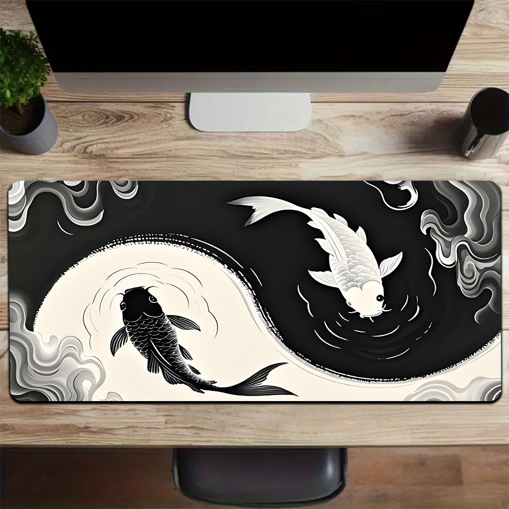 1pc yin-yang Large Mouse Pad computer mat Desk Mat keyboard mat Office ...