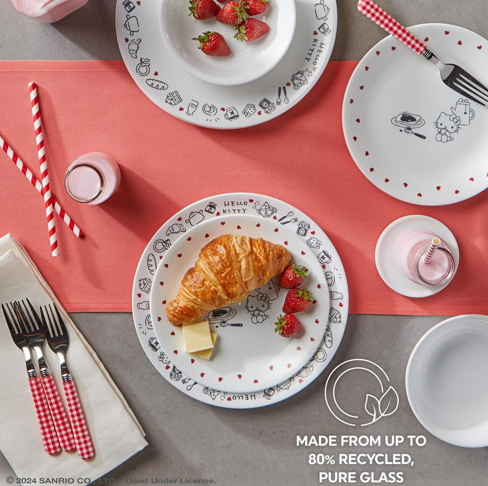 CORELLE Tableware Series Plate Bowl Hello Kitty | Shopee Philippines