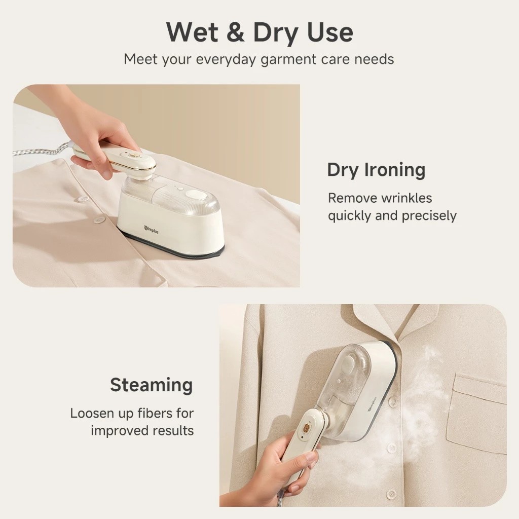 Simplus Steamer Iron Foldable Steam Iron Portable GTJH015 | Shopee ...