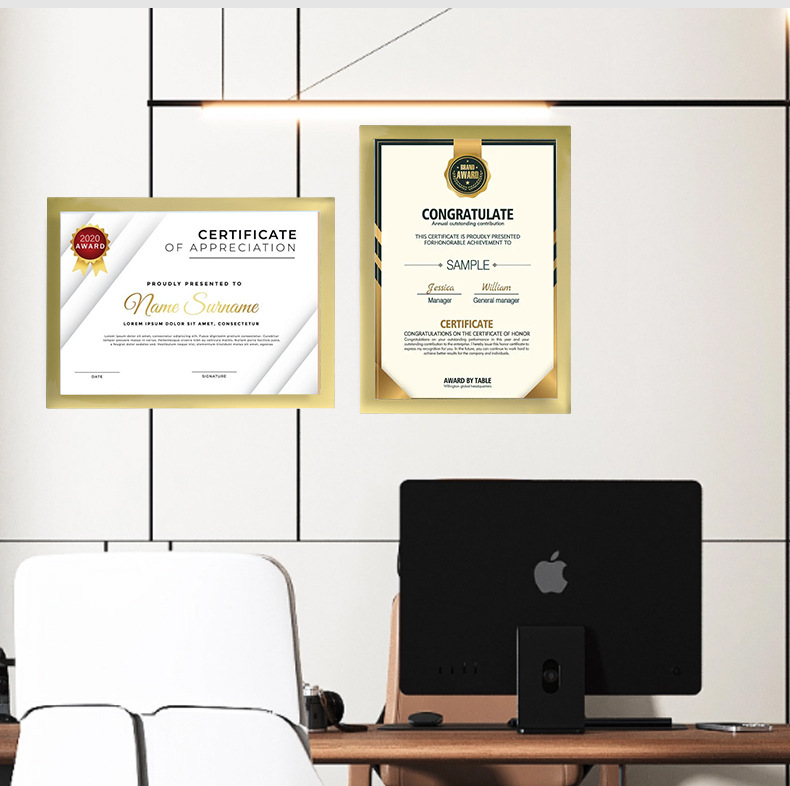 A6 A5 A4 A3 Applicable to DTI BIR Business permit Wall Magnetic Frame ...