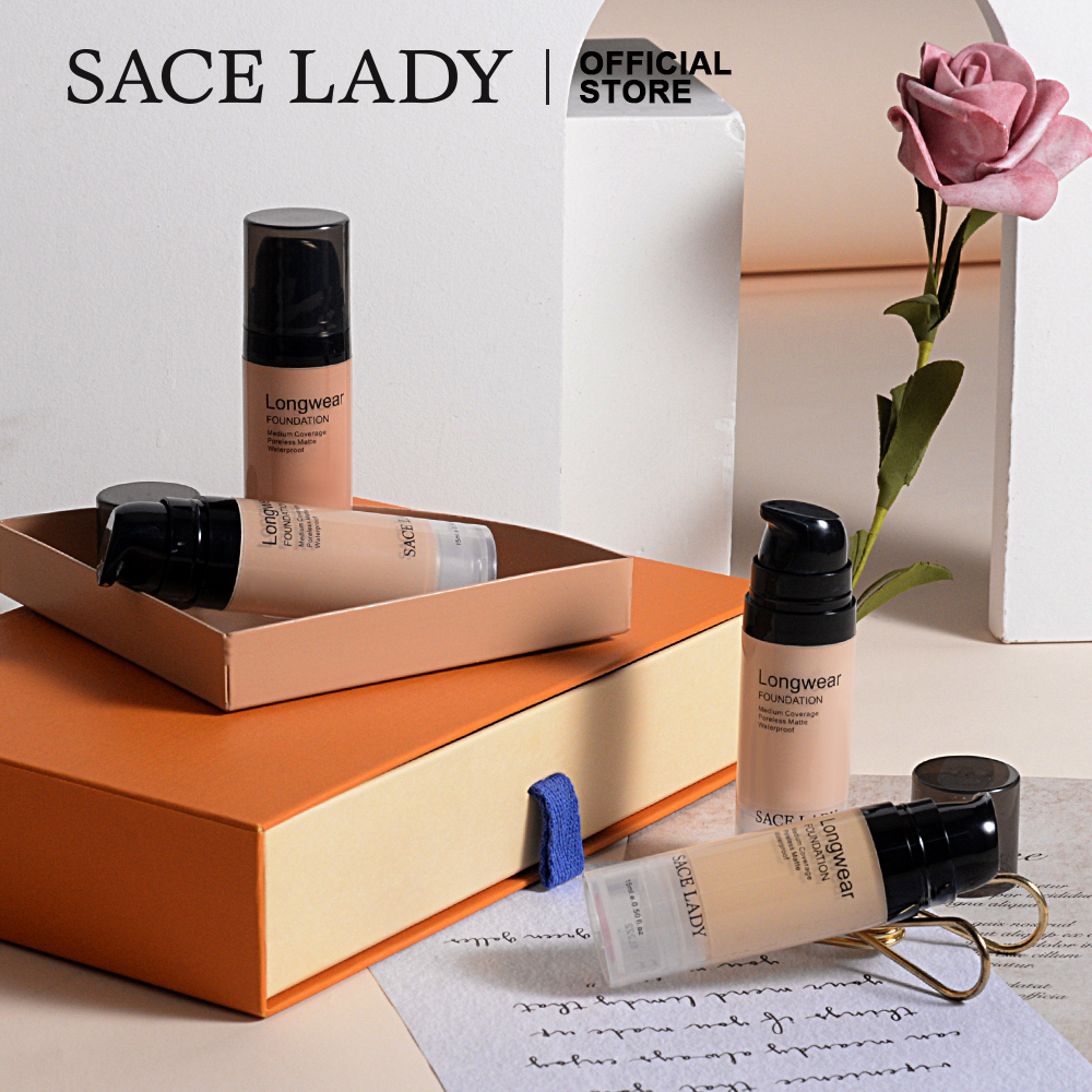 SACE LADY Matte Face Makeup Set Flawless Face Powder Long Lasting ...