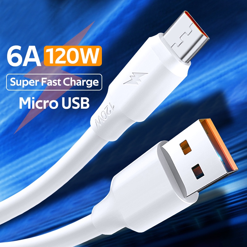 120W thick 6A super fast charging data cable suitable for Android ...