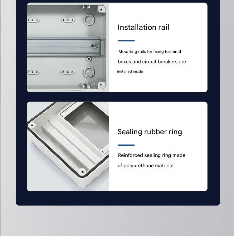5, 8, 12, 15, 18, 24-Way Distribution Box Waterproof IP66 Electrical ...