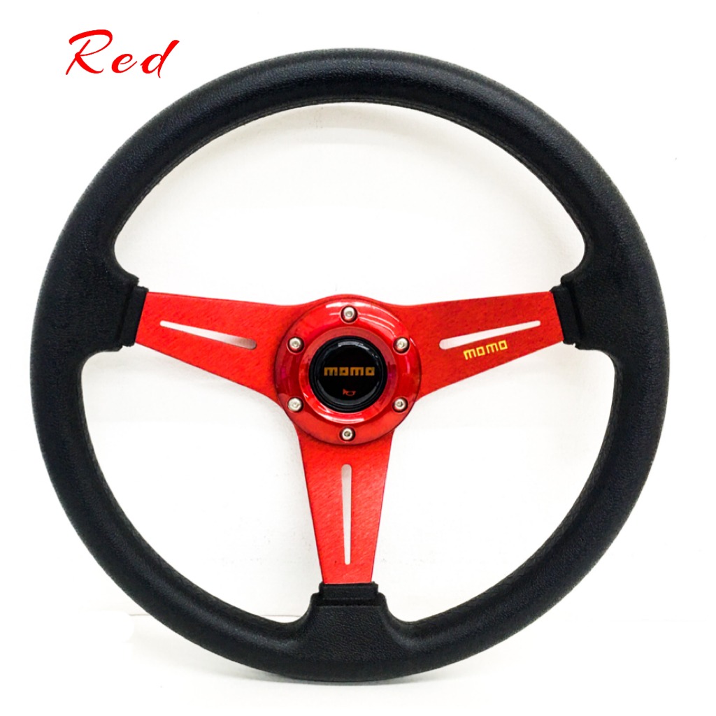14inch Deep Dish Drifting Sport Steering Wheel Leather Surface Racing ...