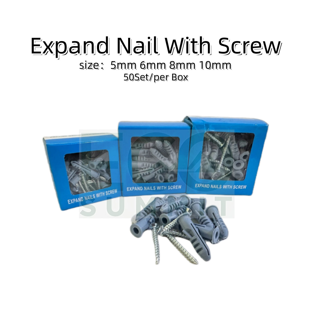 Tox with Screw 5MM, 6mm , 8mm , 10 mm PER BOX (50PCS) | Shopee Philippines