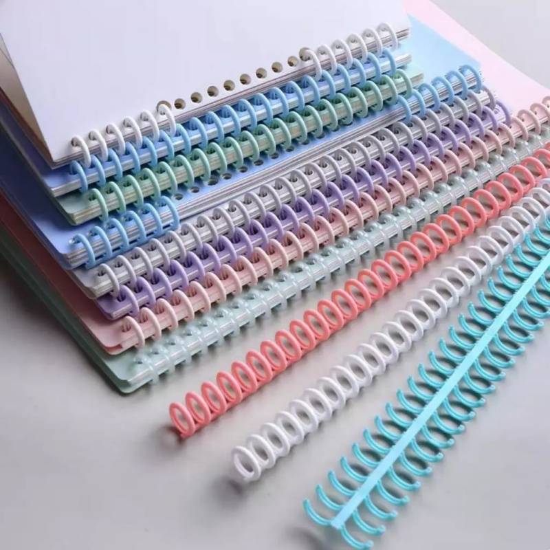 30 Hole Loose-leaf Plastic ring binder notebook refillable Spring ...