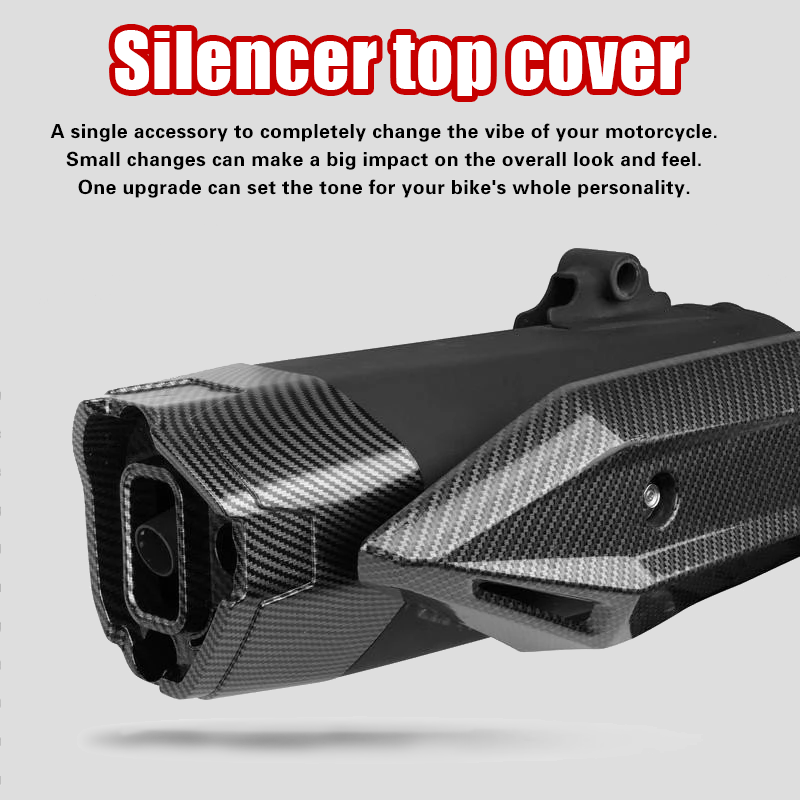 Honda Click 125i 150i v3 End Muffler Tip Cover 6D Carbon Fiber Design ...