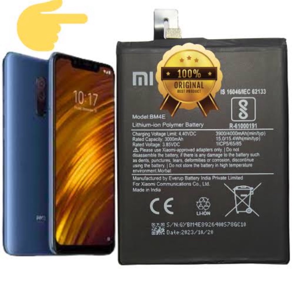 Xiaomi BM4E Battery Replacement For Pocophone poco F1 | Shopee Philippines