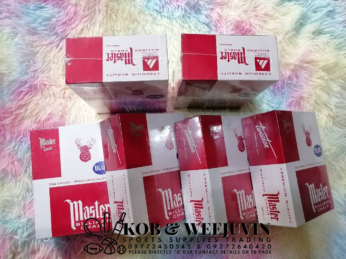 US MASTER CHALK ORIGINAL FROM USA. BILLIARD CHALK (144PCS) BILLIARD ...