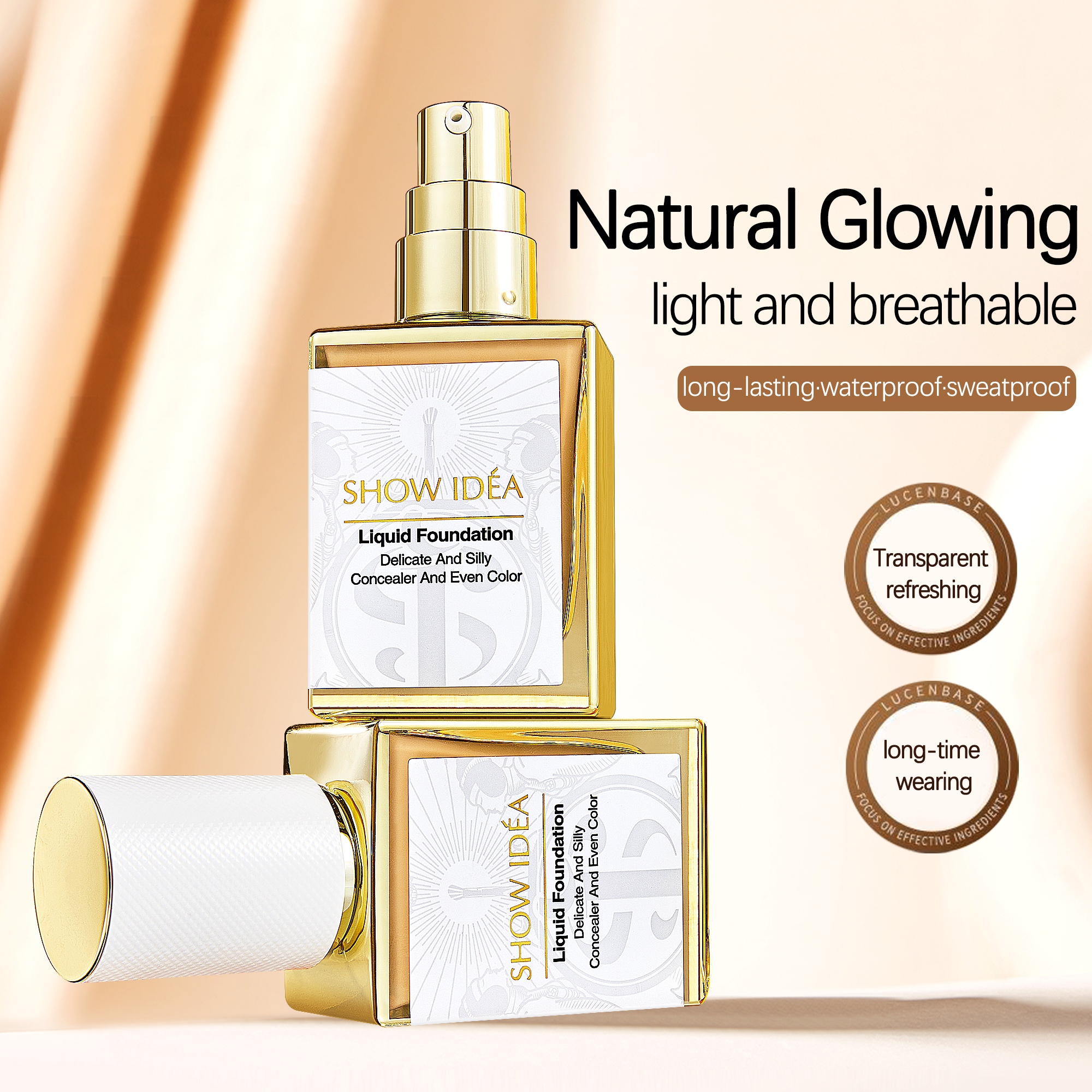 Show Idea Feather Feeling Long Lasting Foundation Liquid Matte BB Cream ...