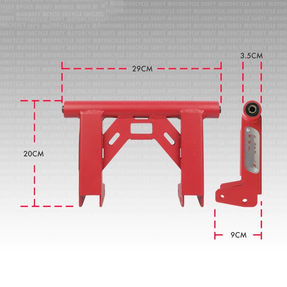 Engine Support Extended 3 inches For Nmax Aerox v1&v2 100% Pure Steel ...