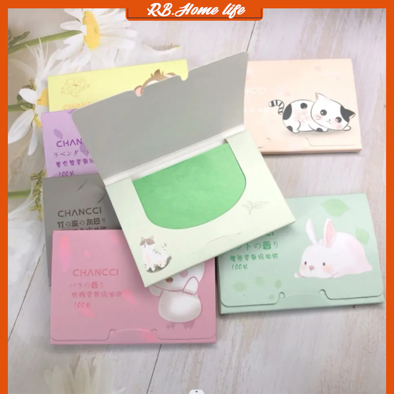 100pcs/pack Portable Natural Premium Face Oil Blotting Paper Oil ...