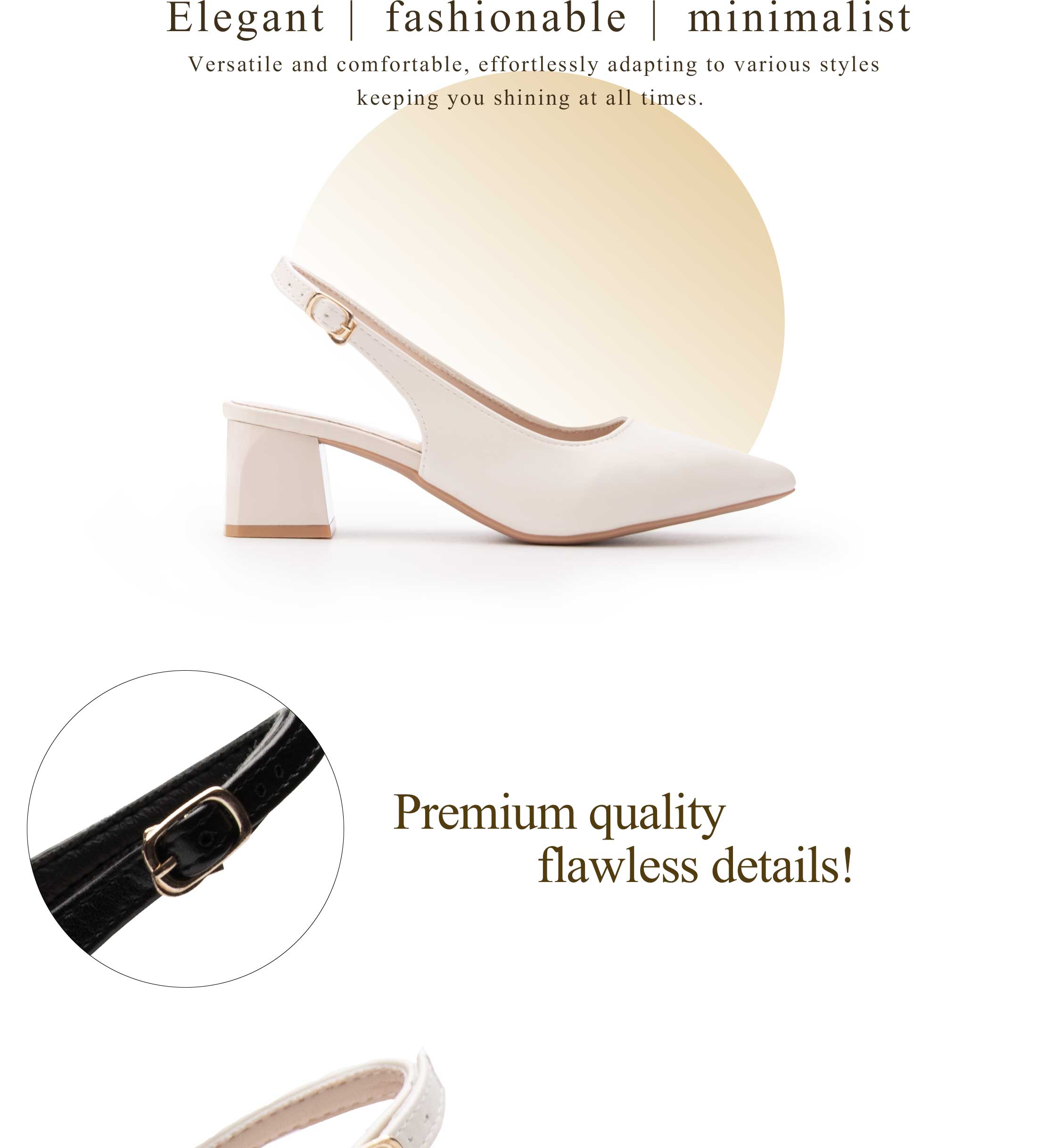 VONICA Black Pointed Toe Sandals for Women with Heels Office Work Pumps ...