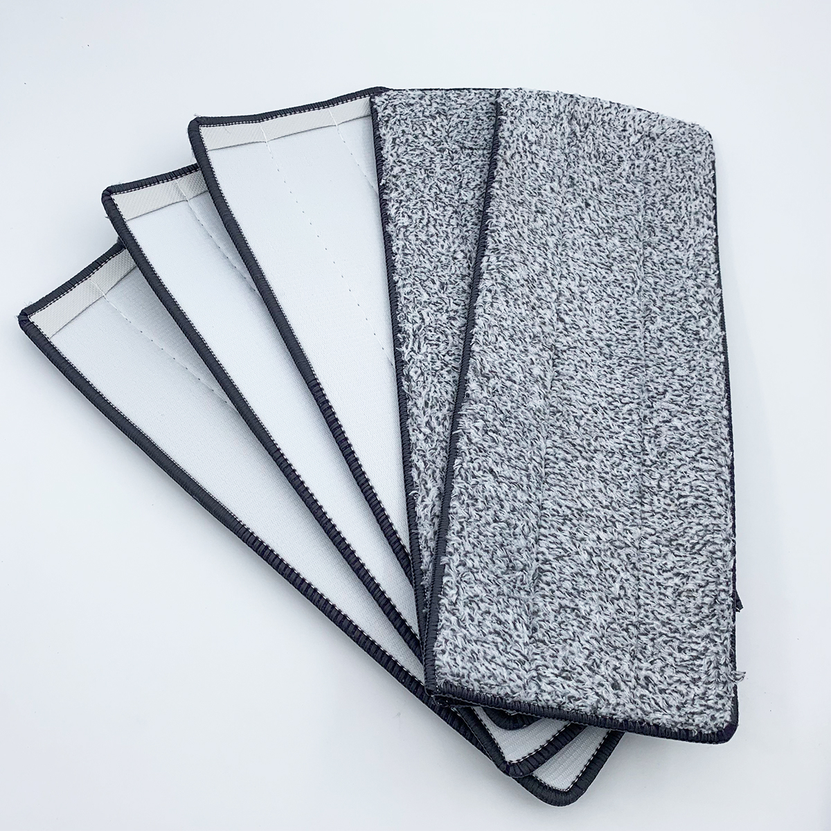 5Pcs 33*12cm Flat Mop Refill Pad Reusable Washable Square Mop Cloth ...