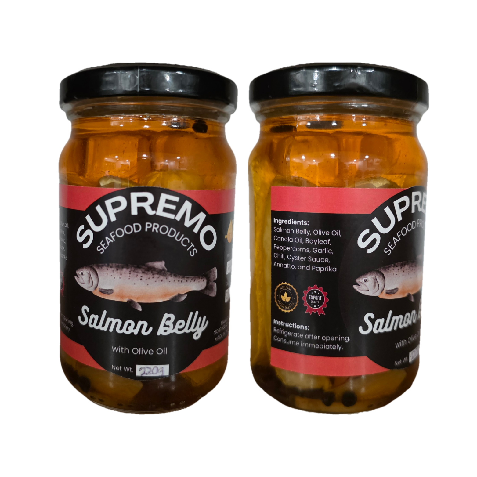 Supremo Salmon Belly in Olive Oil | Shopee Philippines