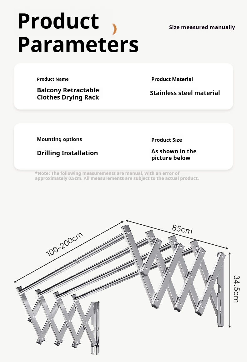 COD 3/4/5 Bar Foldable Sampayan Stainless Steel Drying Rack Clothes Rack Heavy Duty Wall Mounted ...