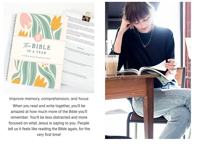 The Bible In A Year: A 52-Week Study Through Gods Word - Spiral Bible ...