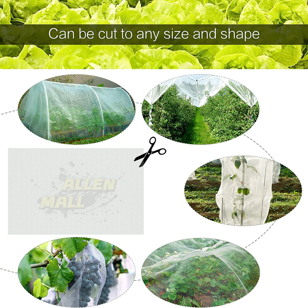 60Mesh Anti-Insect Bird Nets Farm Vegetable Pest Control Screen Garden ...
