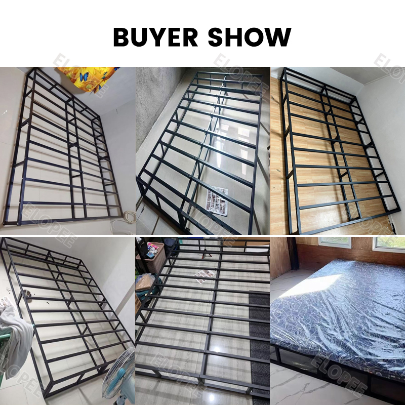Royal Minimalist Iron Bed Frame Premium High Load Bearing Single\Double ...