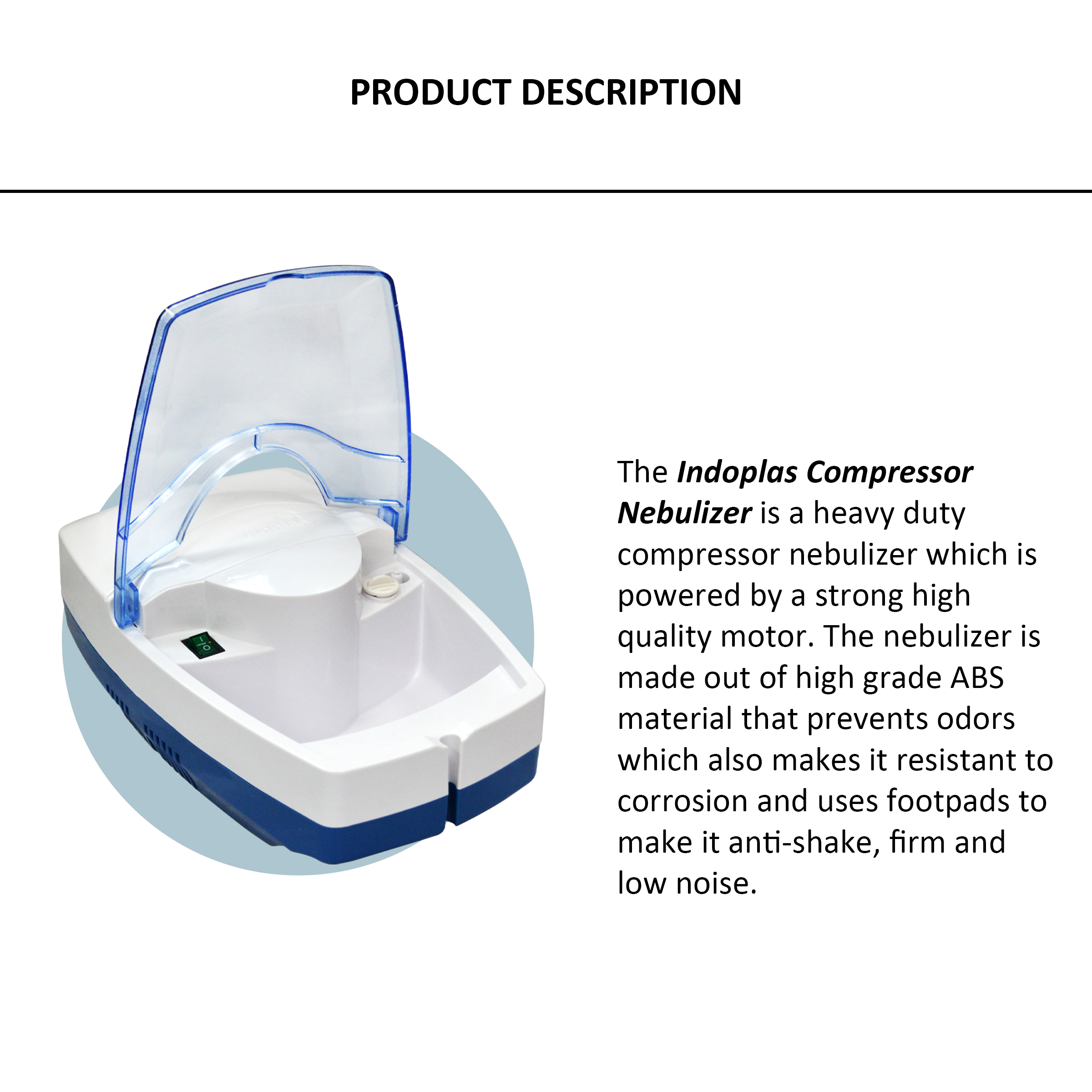 Indoplas Elite Tokyo Japan Nebulizer Compressor with FREE Digital ...