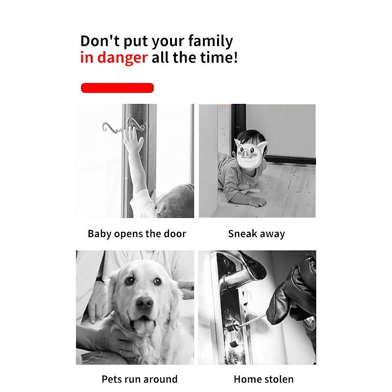 NEW 3rd Generation Portable Security Safety Door Safety Latch Anti ...